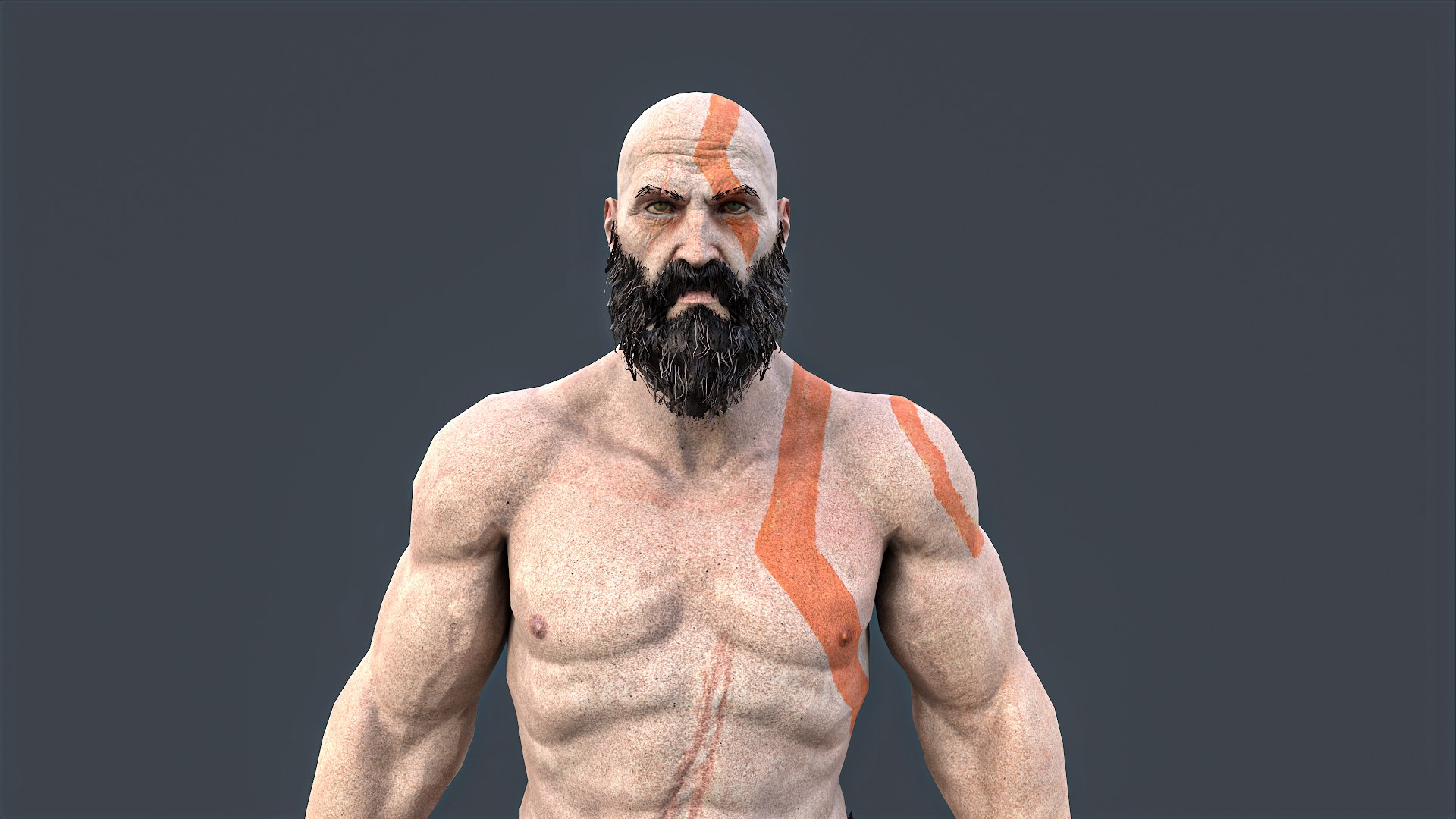 3D God Of War - Kratos - Game Character Model - TurboSquid 2027656