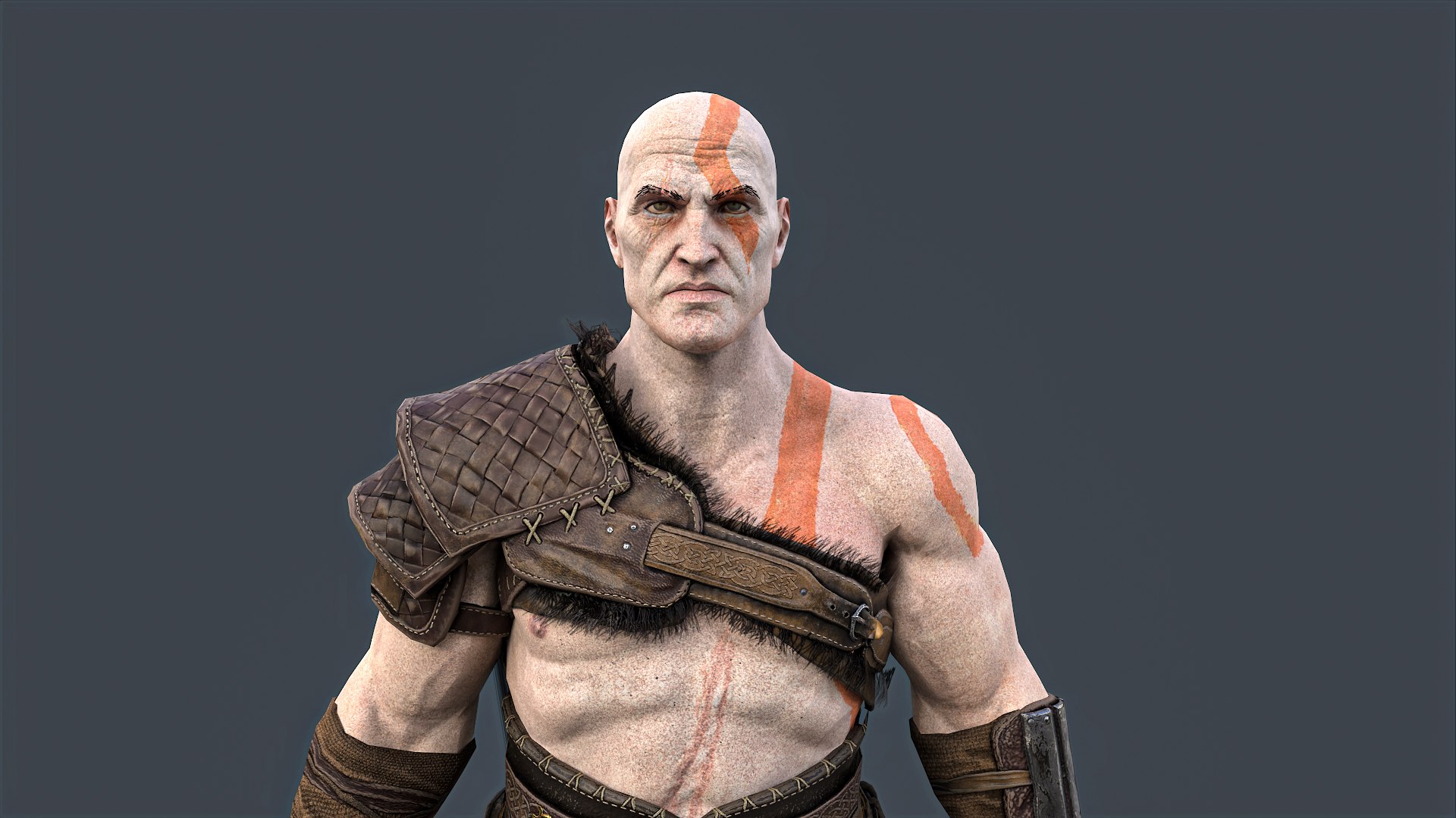 3D God Of War - Kratos - Game Character Model - TurboSquid 2027656