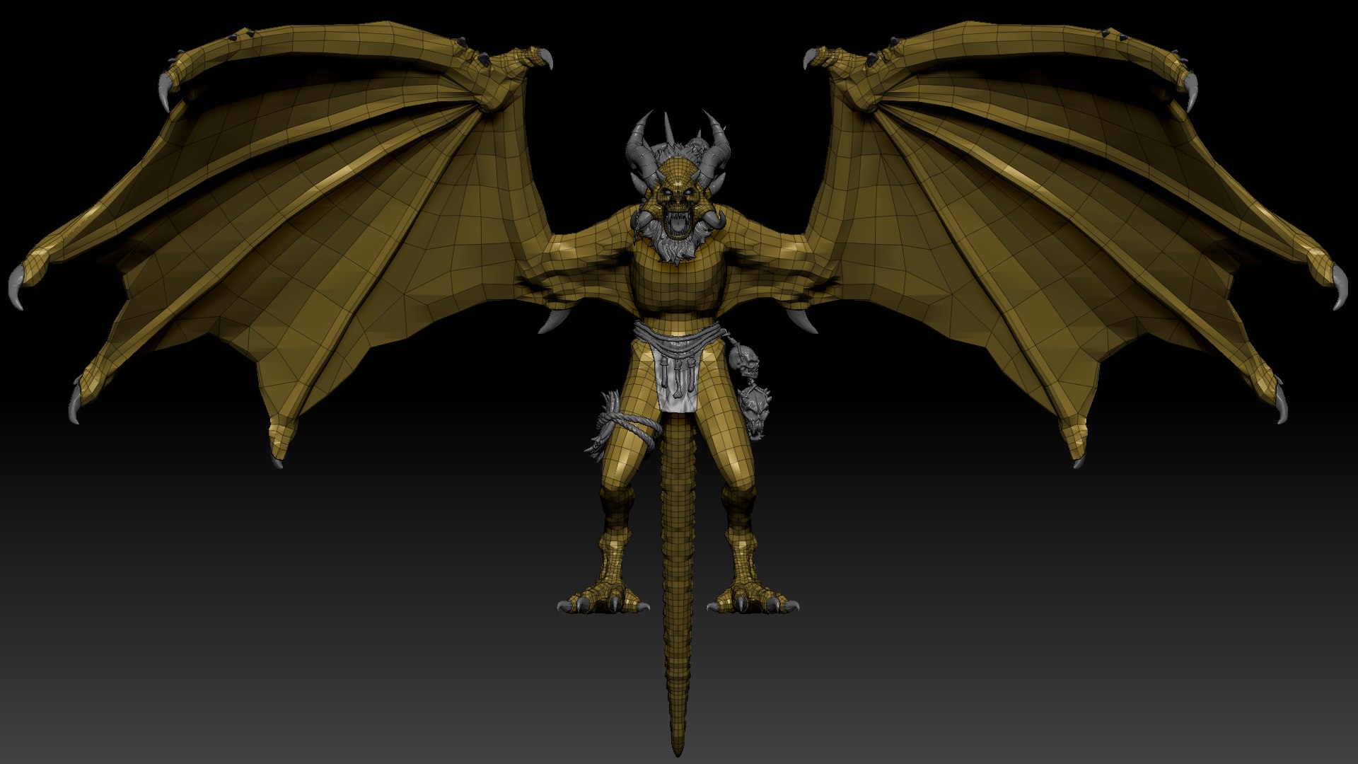 3D Harpy Vampire High Quality Sculpt 3D Model Model - TurboSquid 1933831