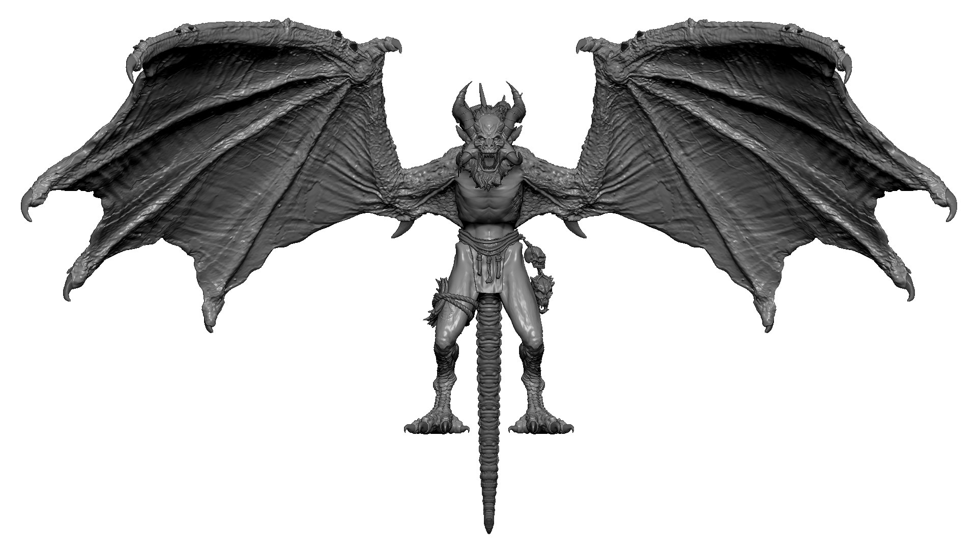 3D Harpy Vampire High Quality Sculpt 3D Model Model - TurboSquid 1933831