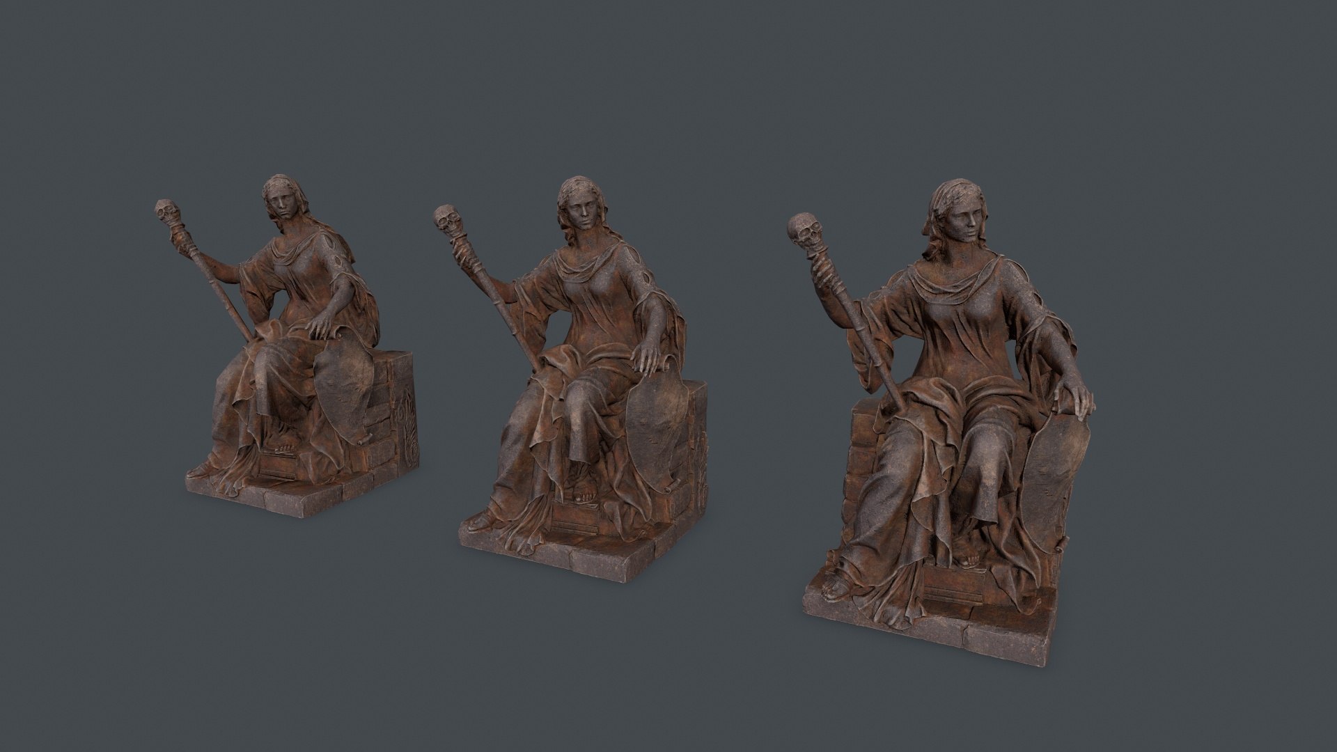 Woman Statue 3D Model - TurboSquid 2325752