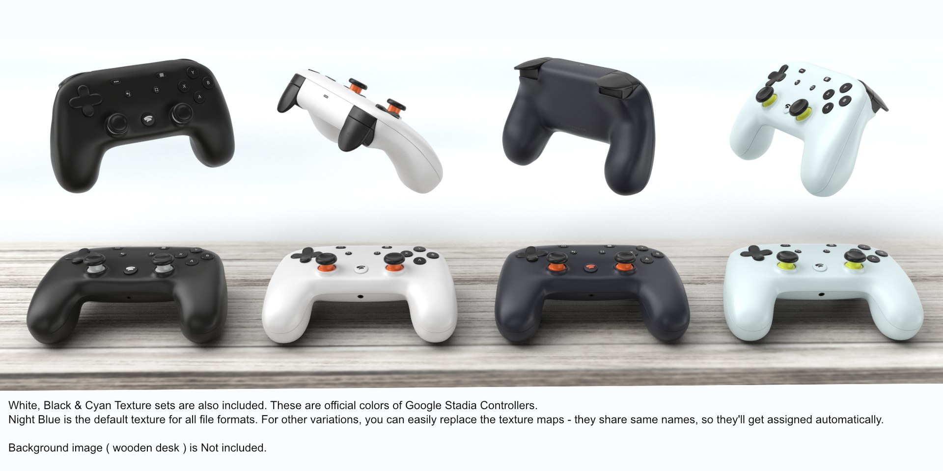 3D Google Stadia Controller - TurboSquid 1418935