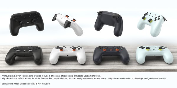 3D google stadia controller - TurboSquid 1418935