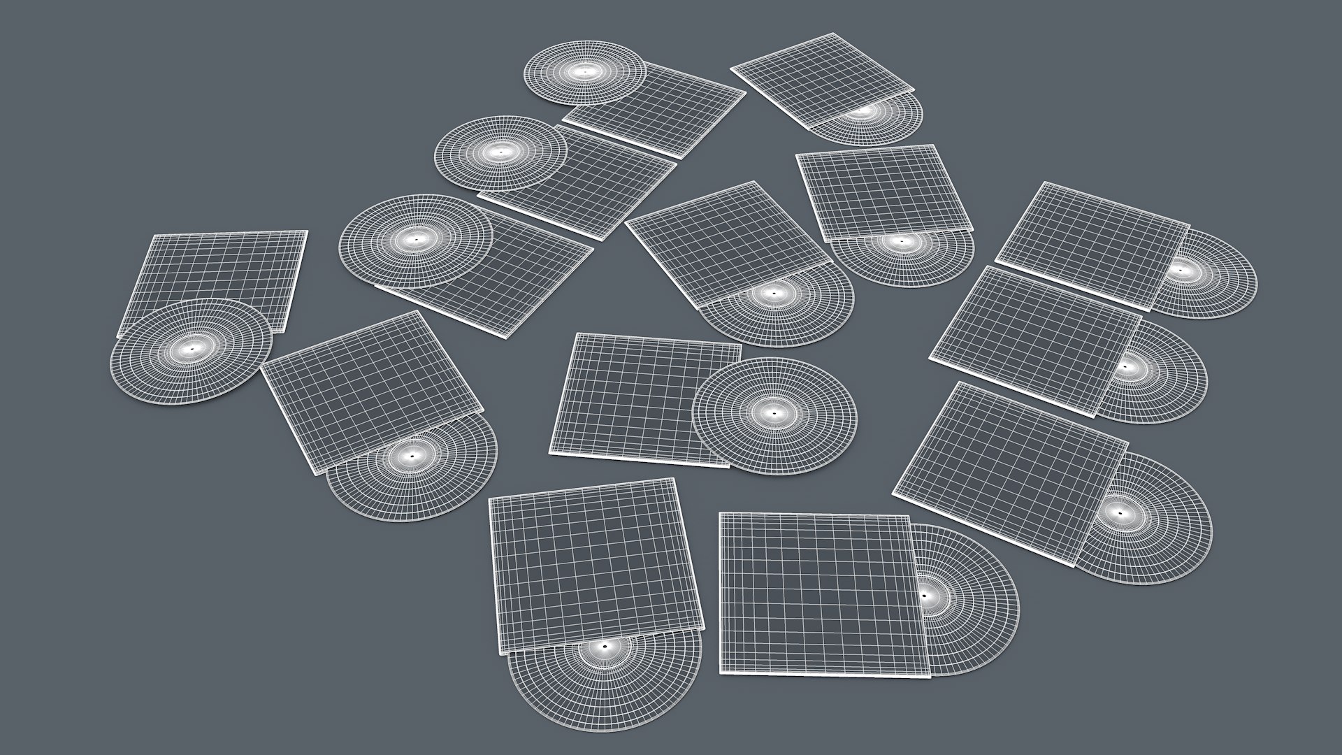 3d Vinyl Records Covers Model