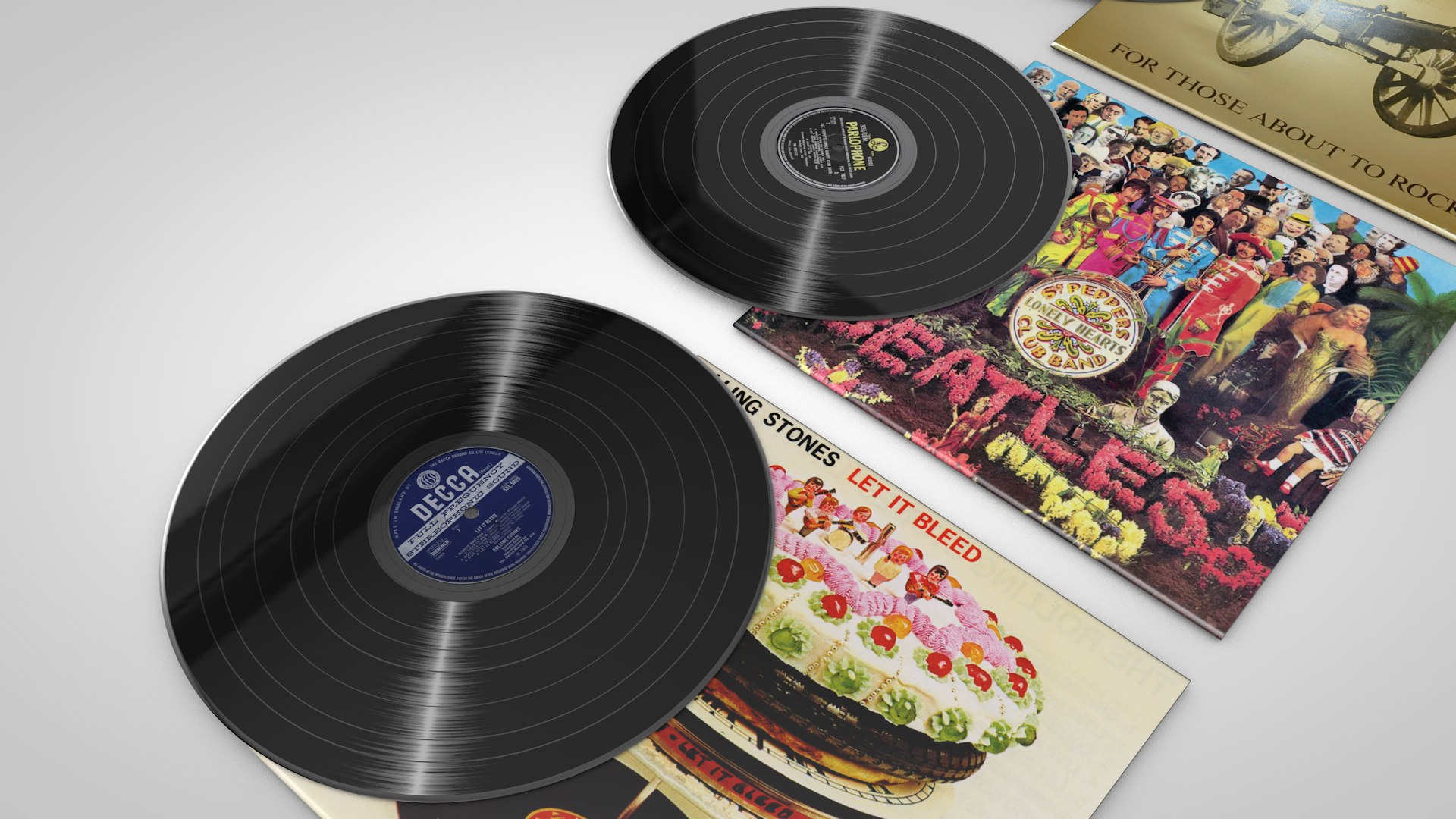 3d Vinyl Records Covers Model