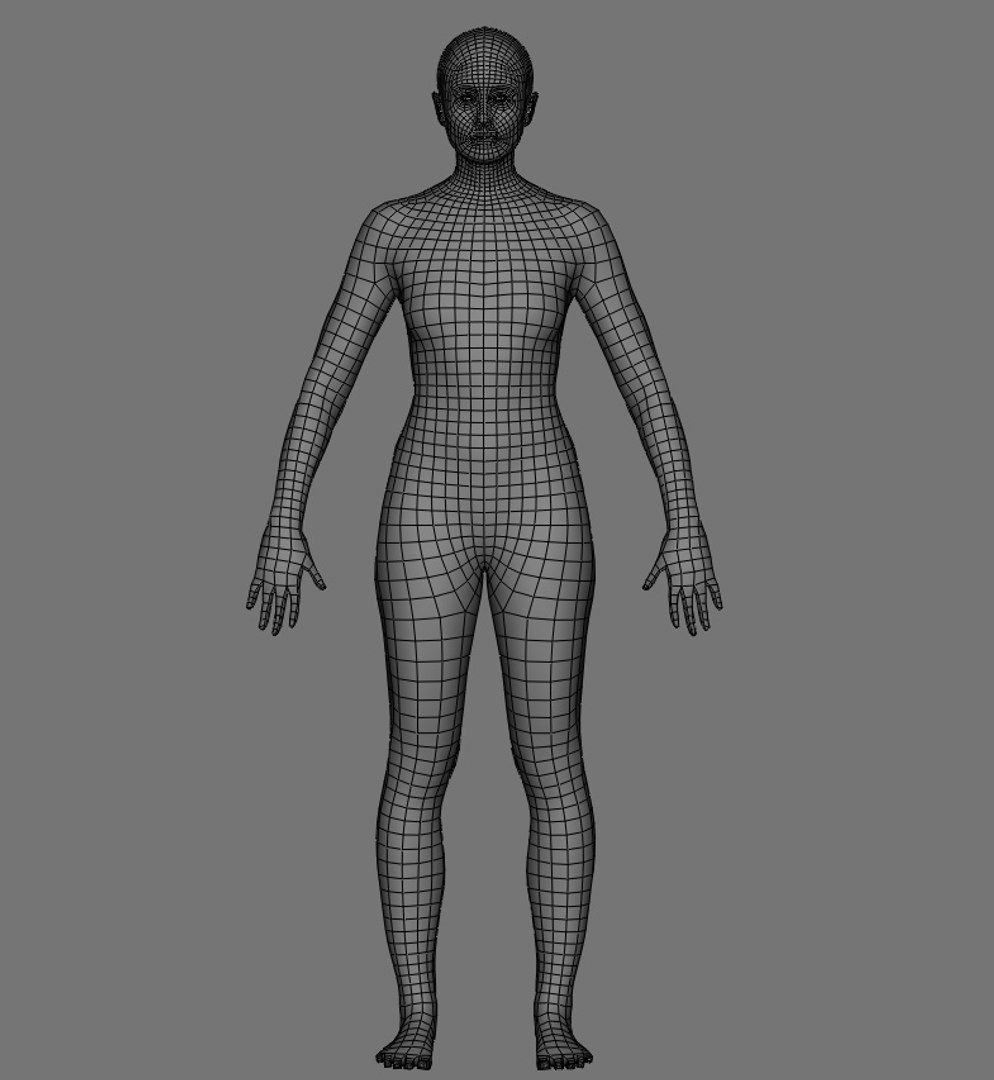 base mesh 3d model