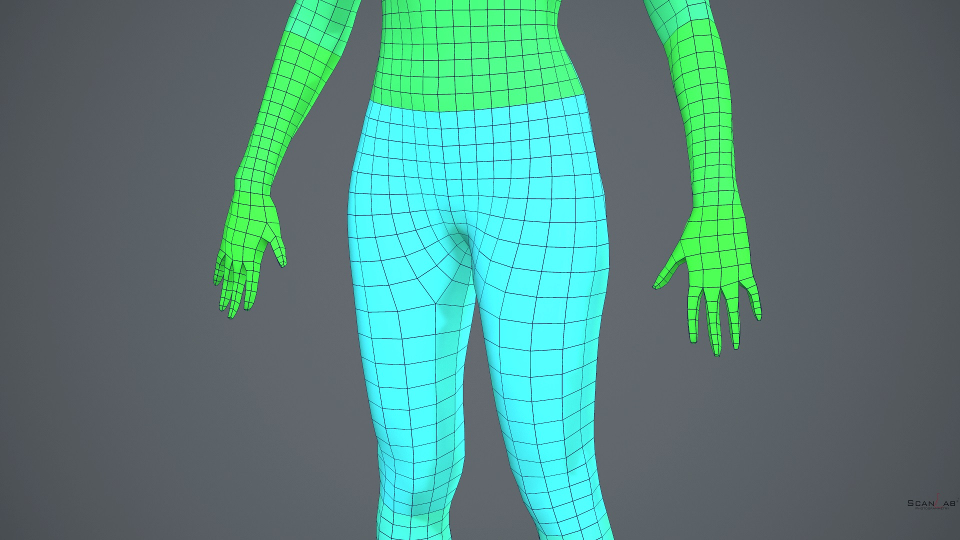 base mesh 3d model