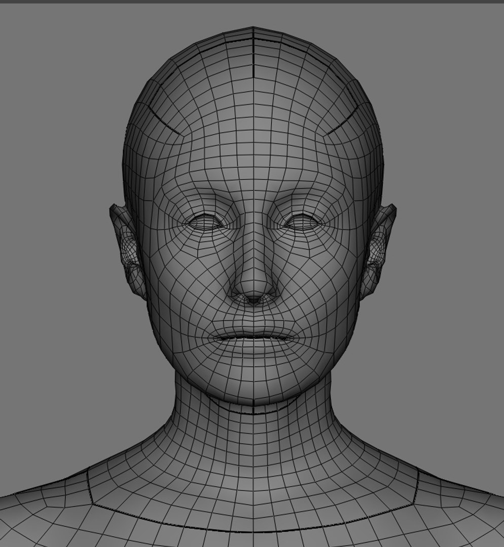 base mesh 3d model