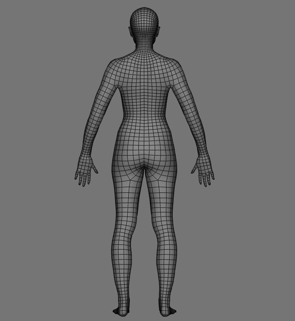 base mesh 3d model