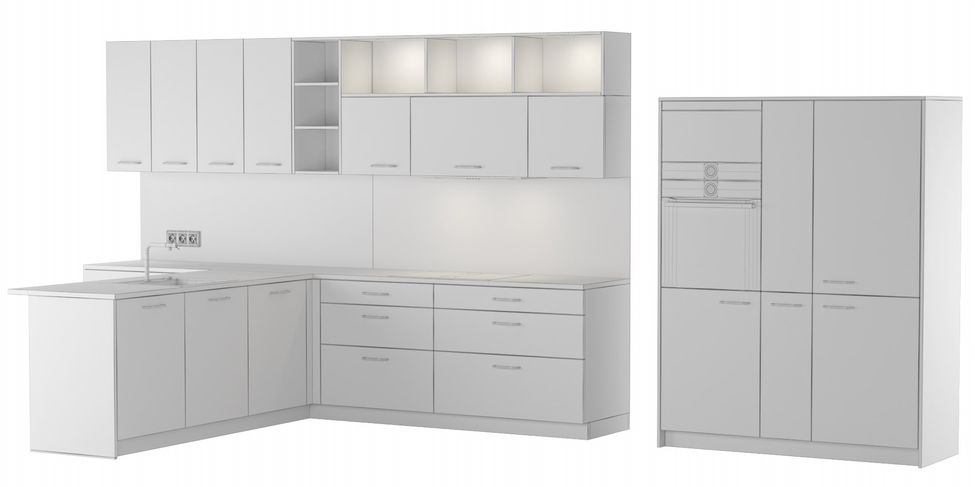 3D model Kitchen 11 Fabia Alina Rena - TurboSquid 2150666