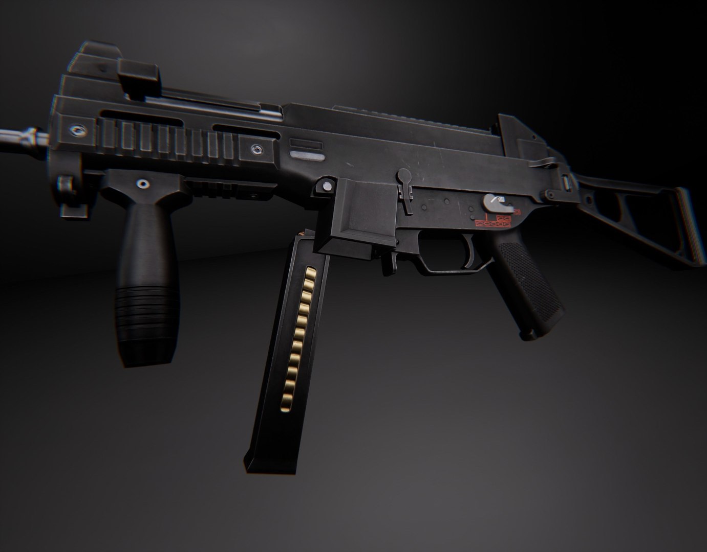 UMP 45 AAA Game Ready PBR Low-poly 3D Model 3D - TurboSquid 2008299