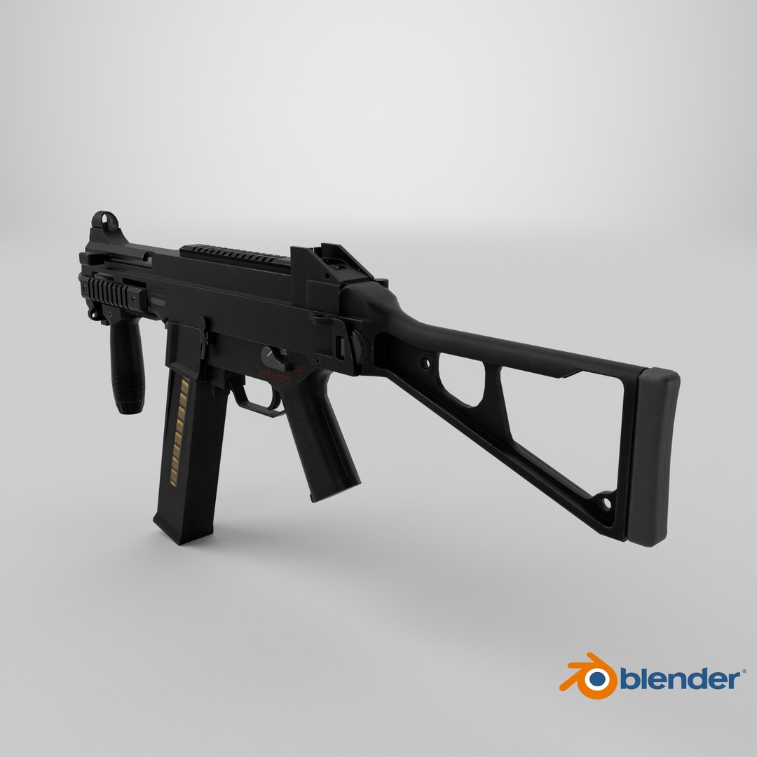 UMP 45 AAA Game Ready PBR Low-poly 3D Model 3D - TurboSquid 2008299