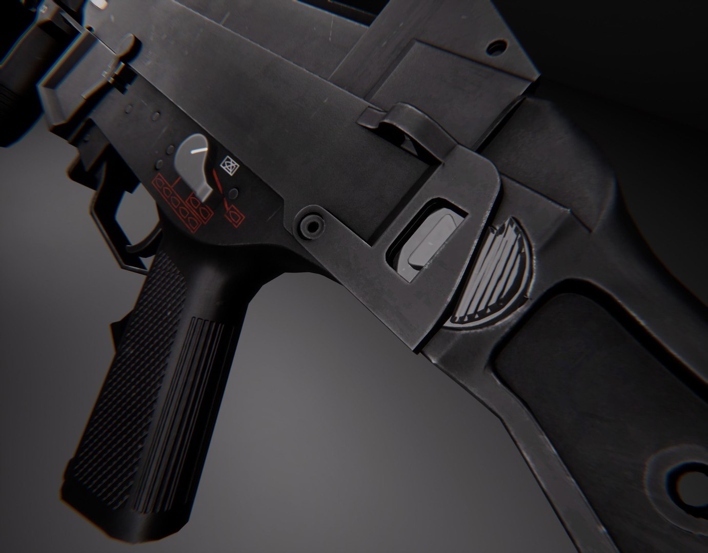 UMP 45 AAA Game Ready PBR Low-poly 3D Model 3D - TurboSquid 2008299