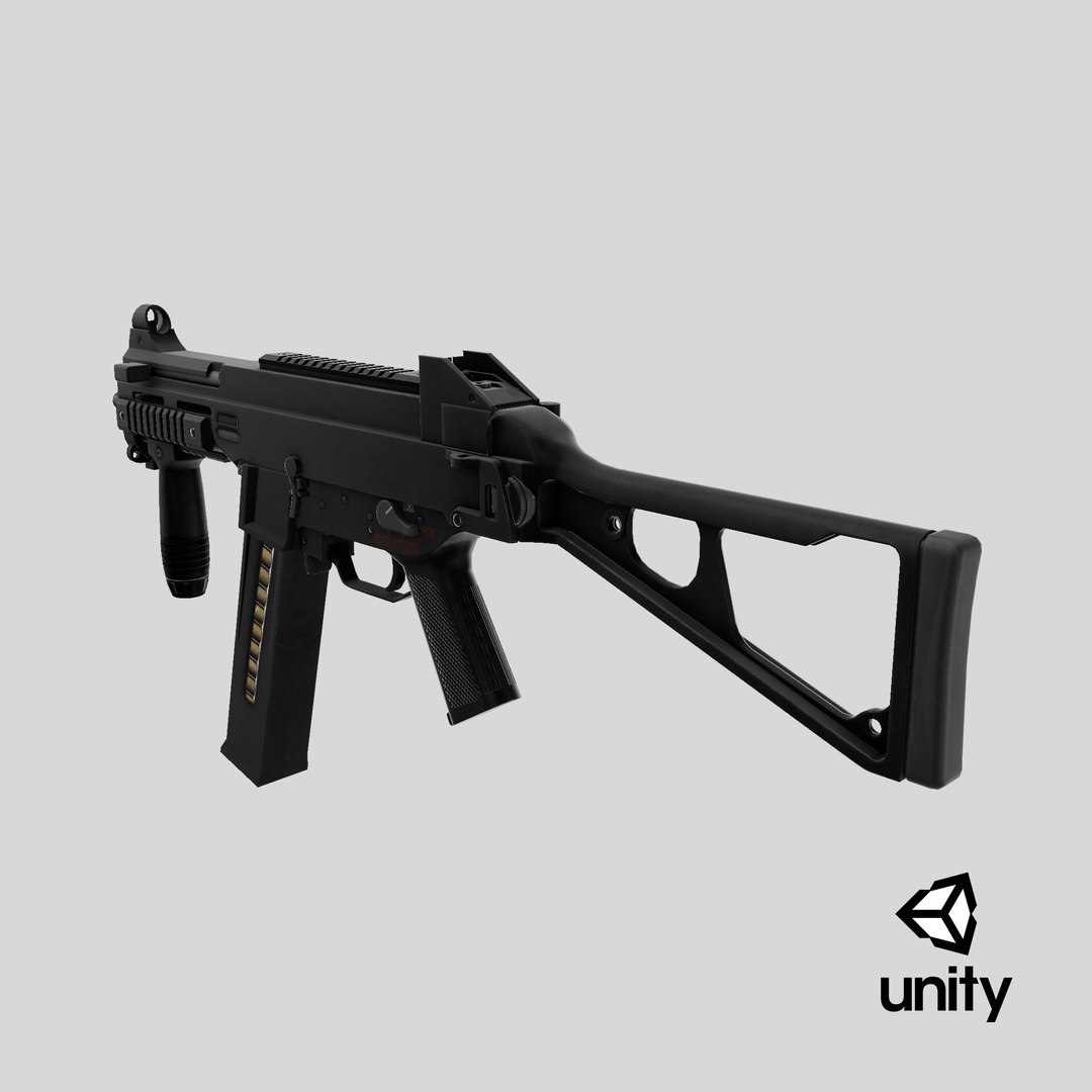 UMP 45 AAA Game Ready PBR Low-poly 3D Model 3D - TurboSquid 2008299