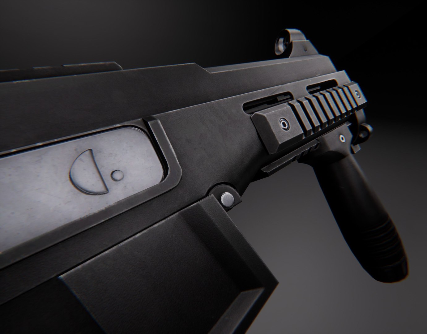 UMP 45 AAA Game Ready PBR Low-poly 3D Model 3D - TurboSquid 2008299