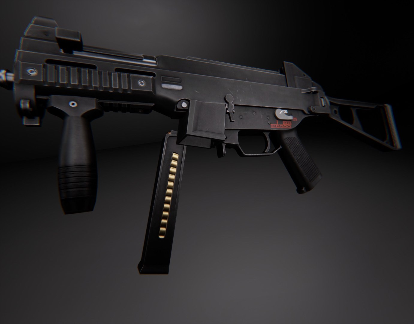 UMP 45 AAA Game Ready PBR Low-poly 3D Model 3D - TurboSquid 2008299