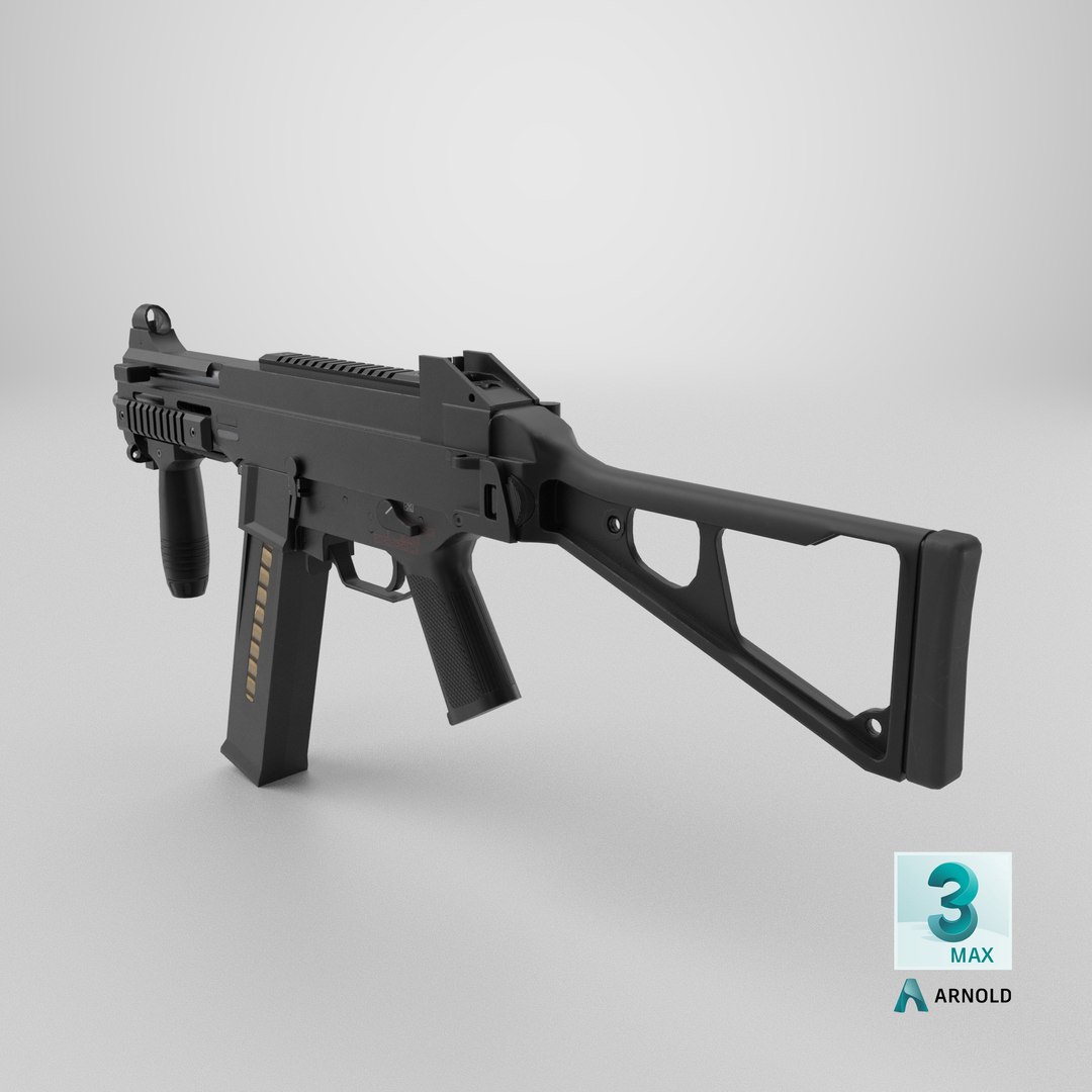 UMP 45 AAA Game Ready PBR Low-poly 3D Model 3D - TurboSquid 2008299