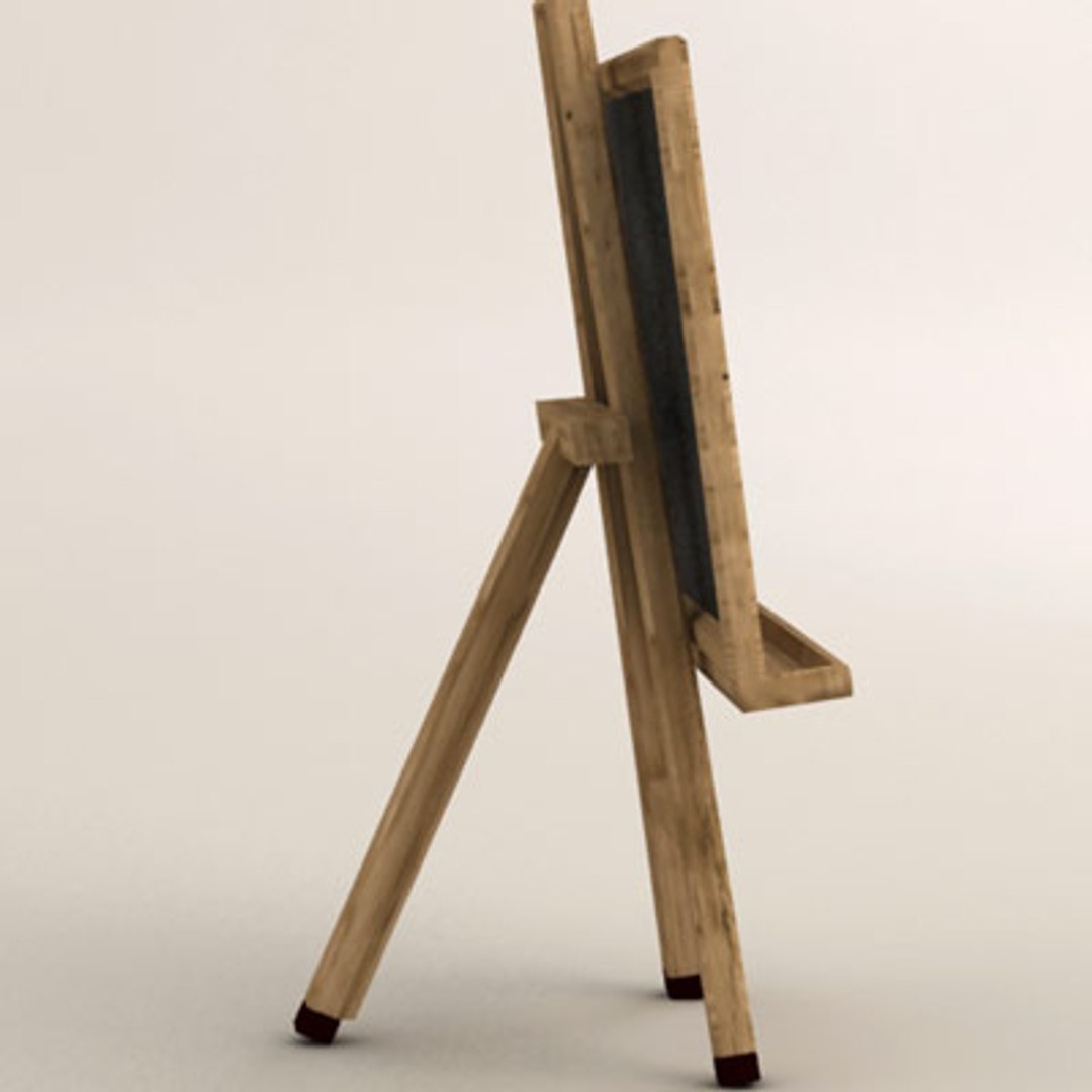 blackboard board 3d model