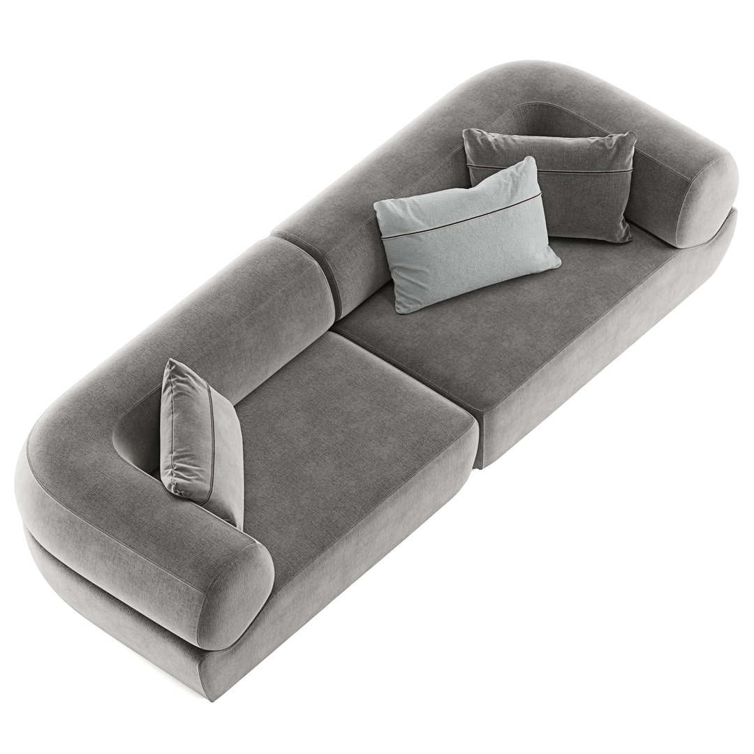 3D BeB italia Naviglio sofa - TurboSquid 1726367