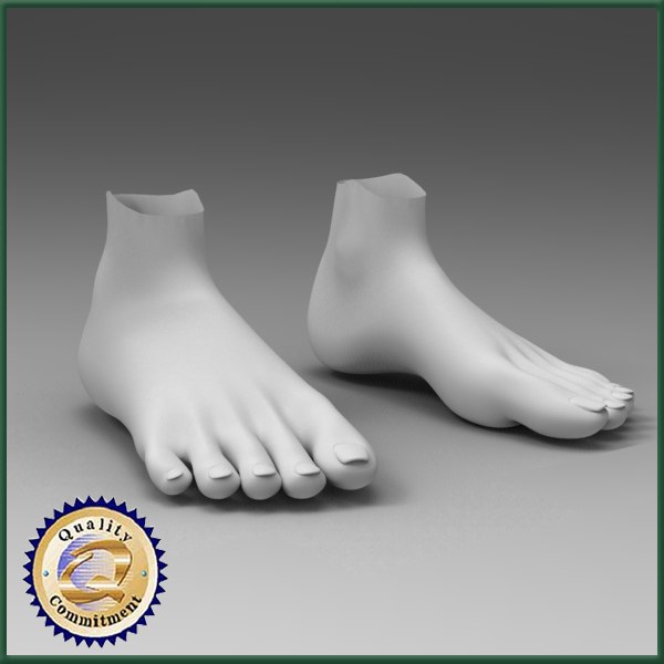 3ds max feet male