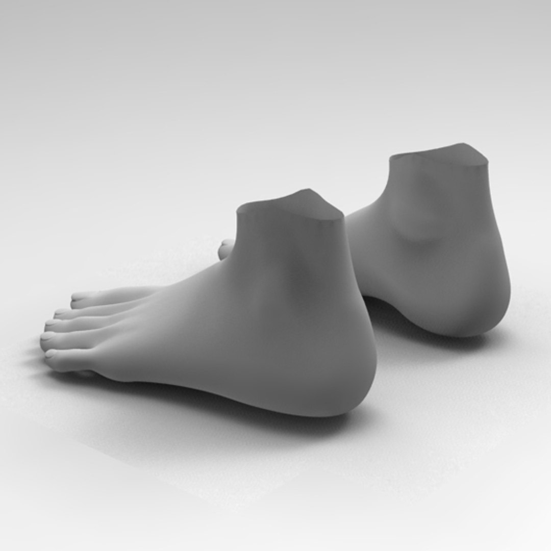 Feet Female 3d Max