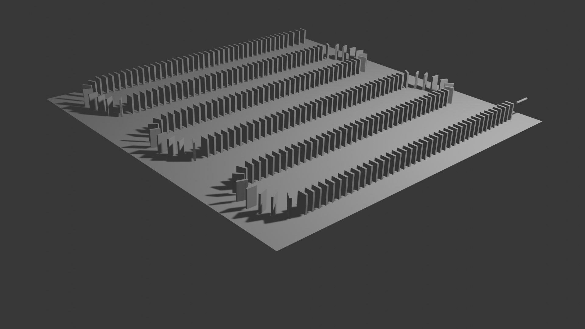 3D Falling Rectangle Model - TurboSquid 2023069