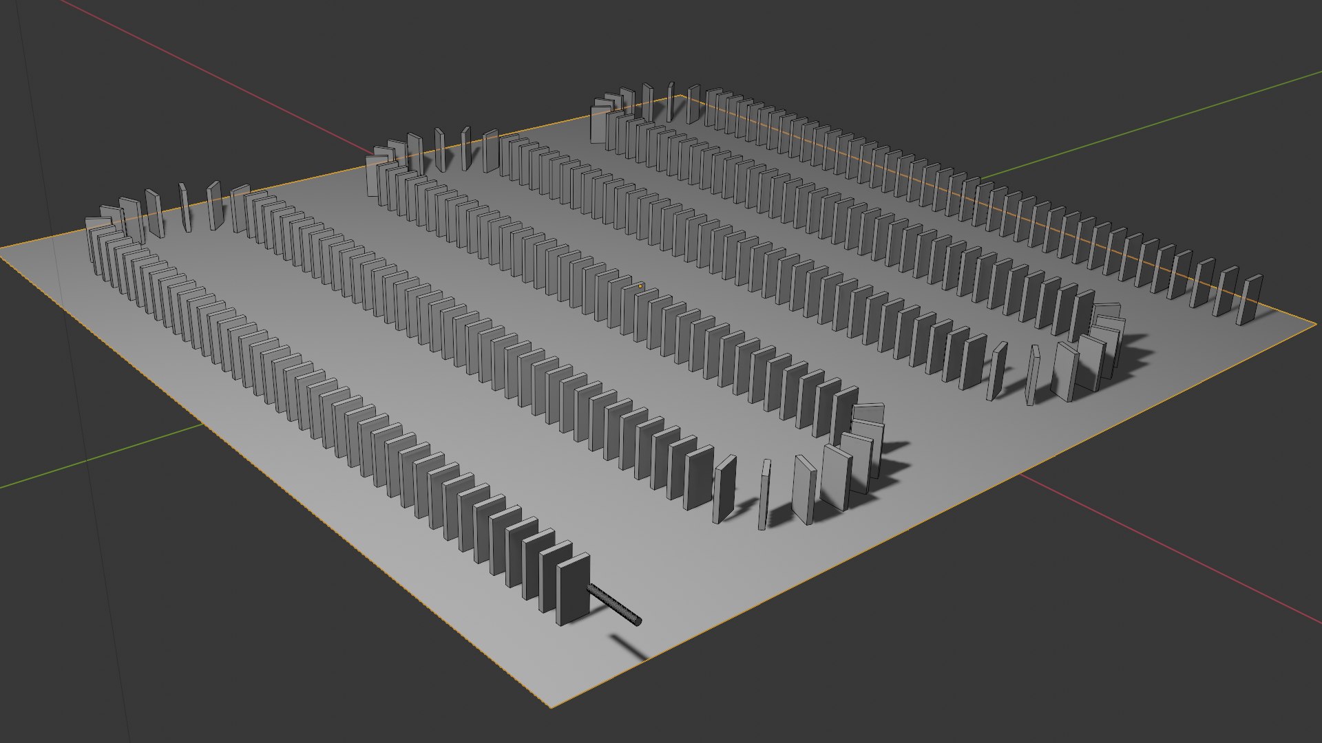 3D Falling Rectangle Model - TurboSquid 2023069