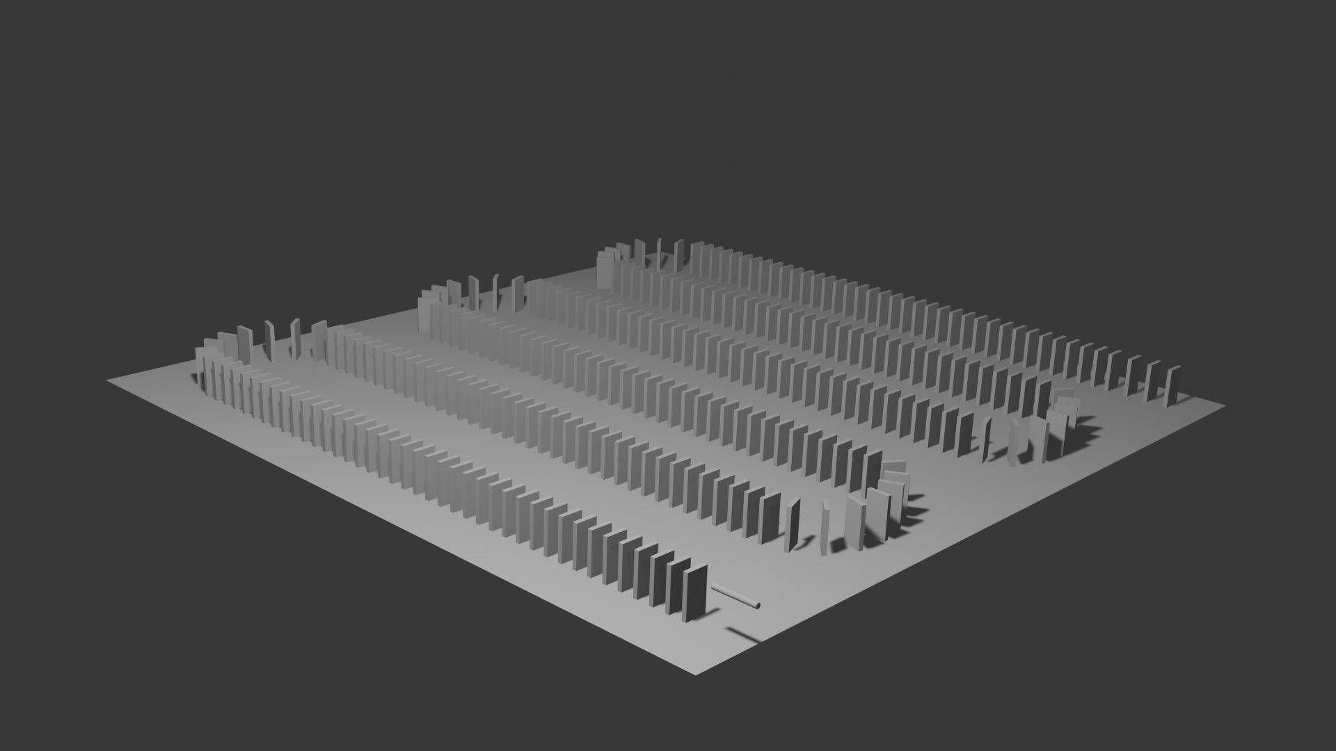 3D Falling Rectangle Model - TurboSquid 2023069