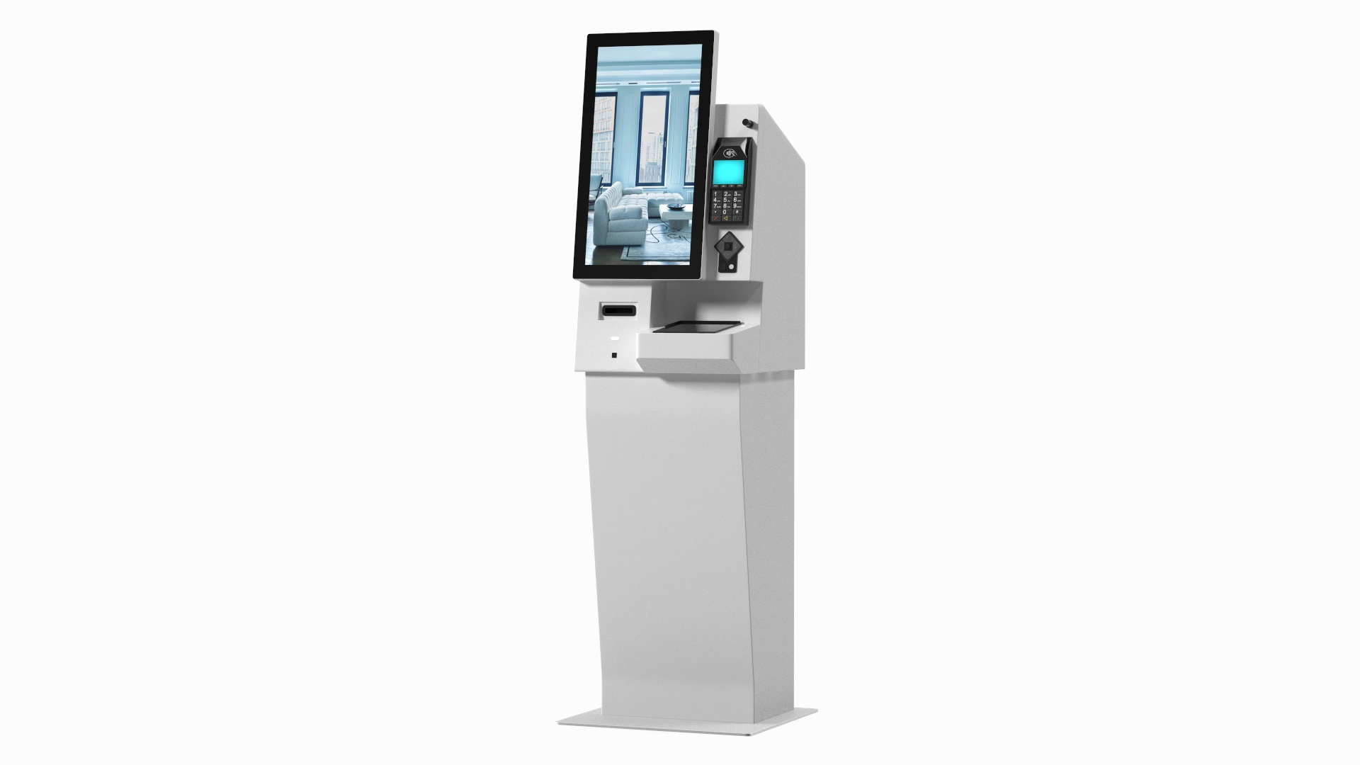 3D Hotel Self Check-In Kiosk - TurboSquid 2248533