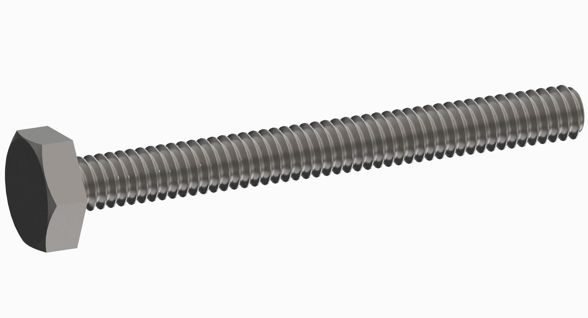 3D Screw Bolt M2 Length Model - TurboSquid 1555504