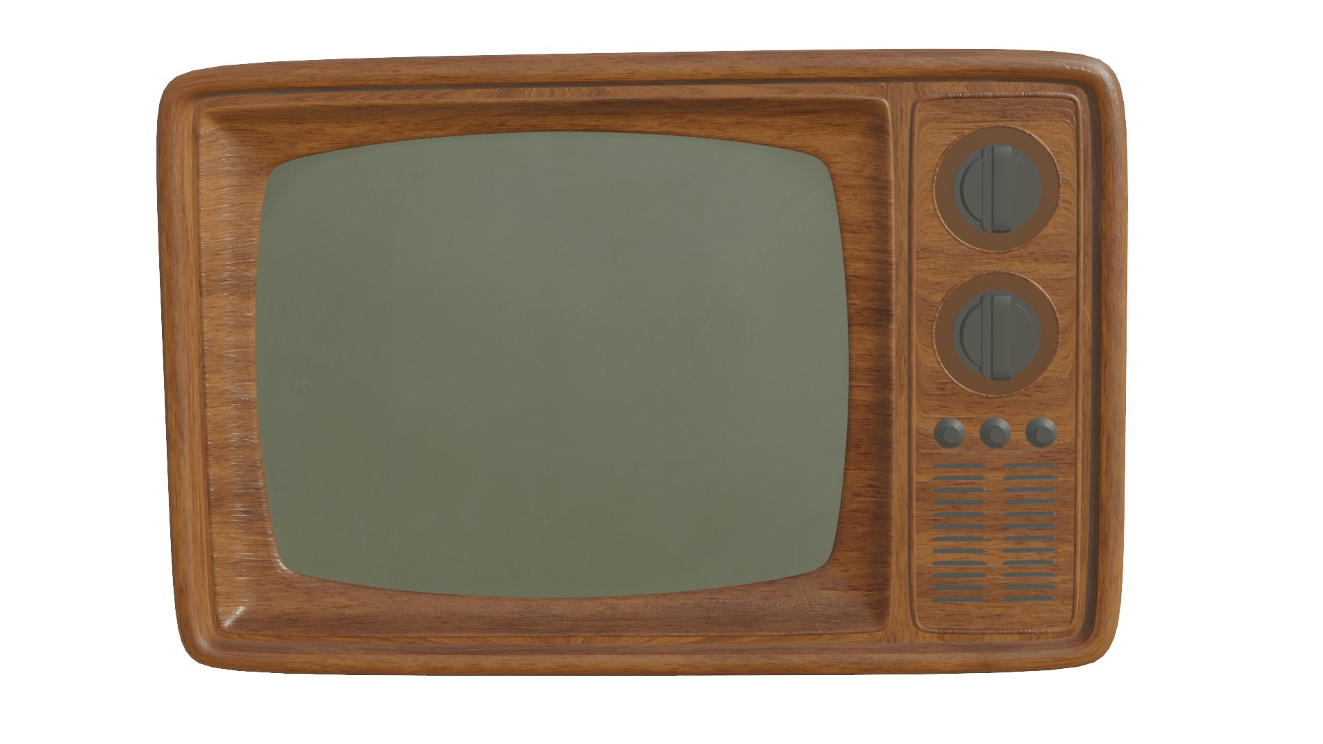 Old Tv 3D Model - TurboSquid 2201396