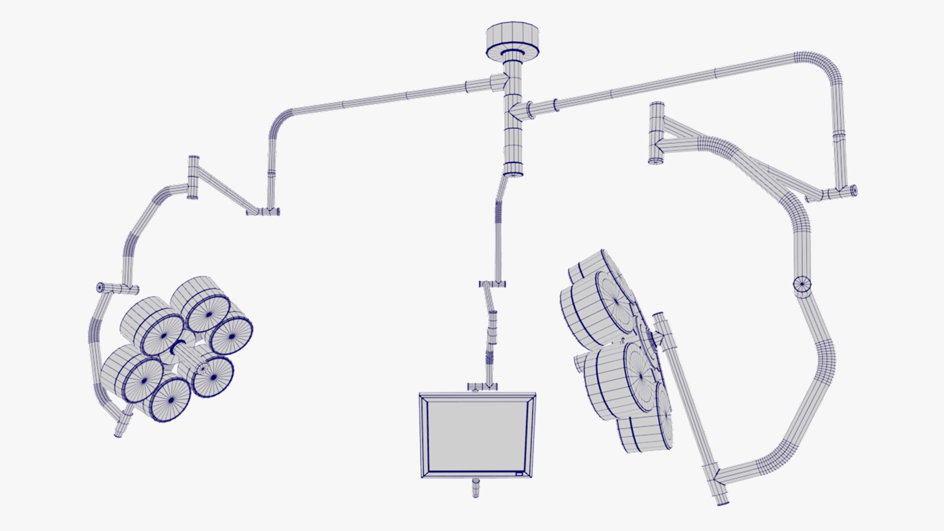 Operating Lights Low-poly 3D Model 3D - TurboSquid 2192817