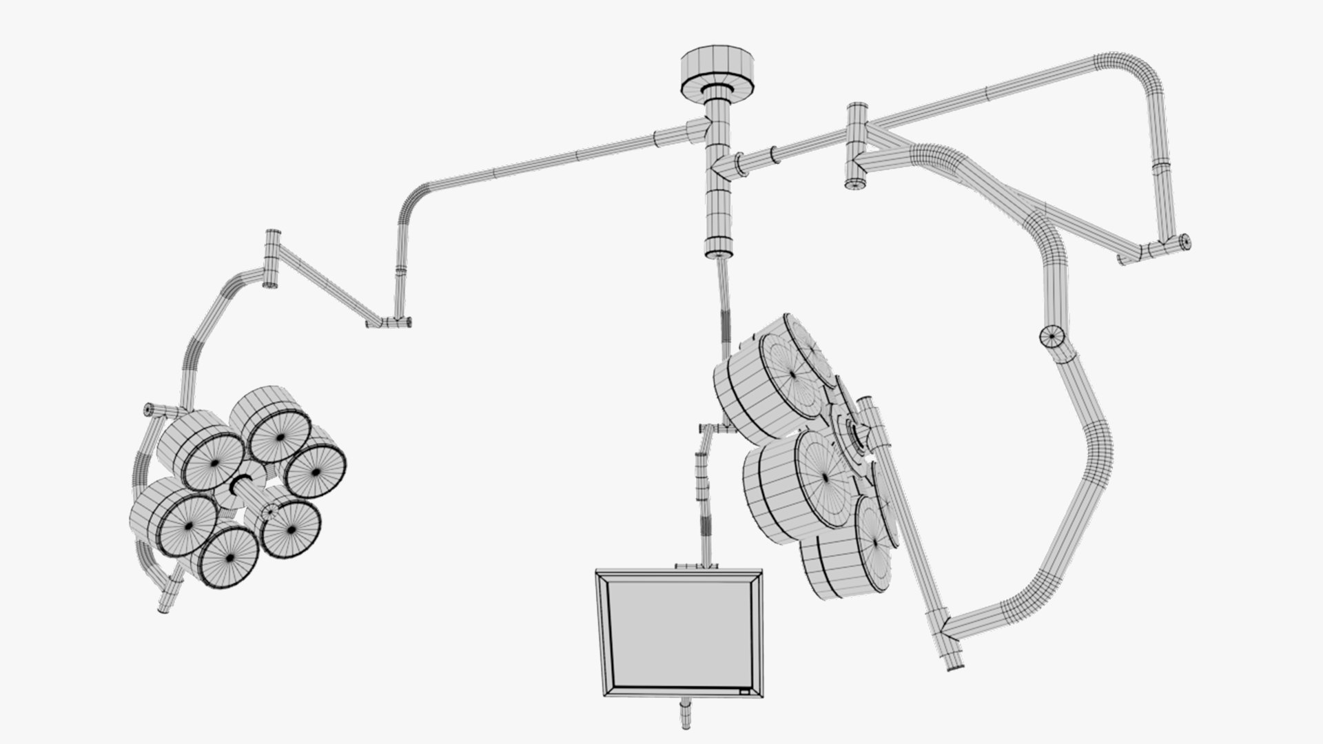 Operating Lights Low-poly 3D Model 3D - TurboSquid 2192817