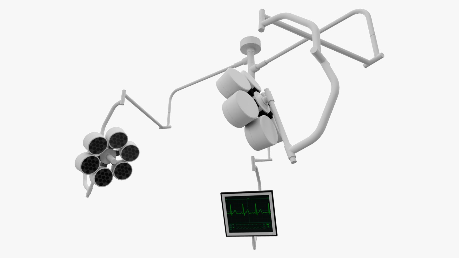 Operating Lights Low-poly 3D Model 3D - TurboSquid 2192817