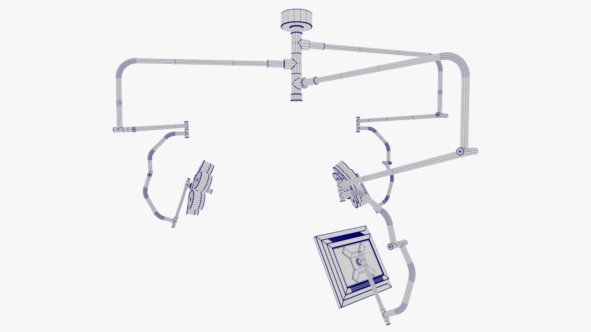 Operating Lights Low-poly 3D Model 3D - TurboSquid 2192817