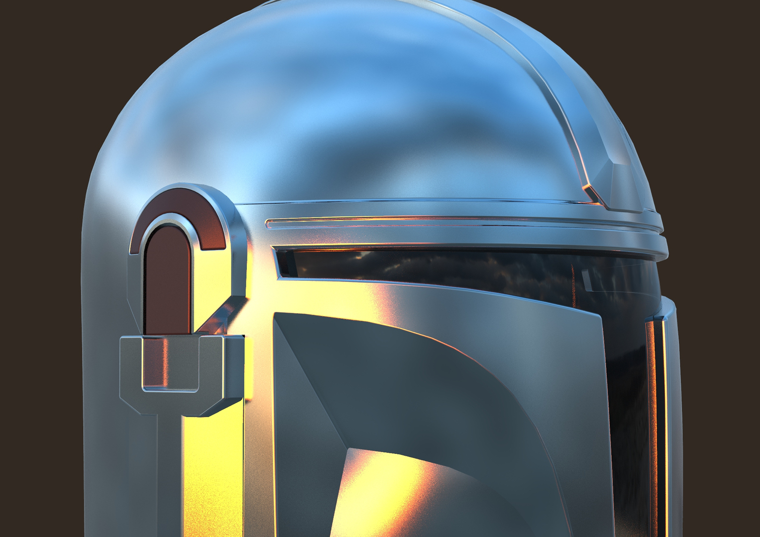 Free 3D mandalorian helmet model - TurboSquid 1674664