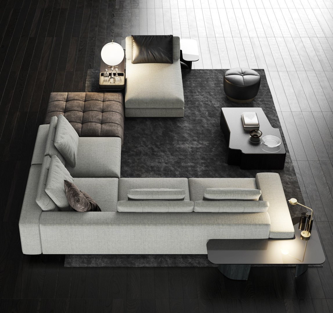 3D Minotti Lawrence Sofa 3 - TurboSquid 1582904