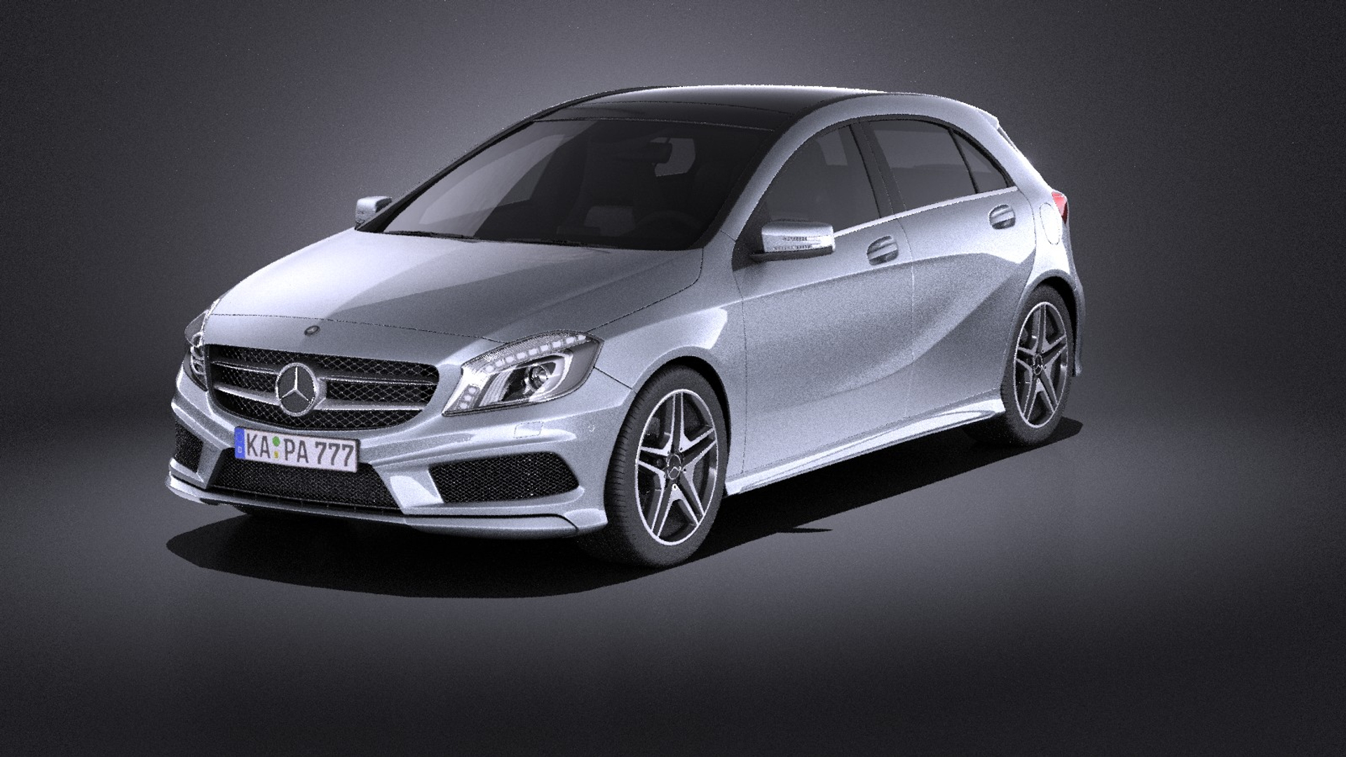 3D mercedes class a-class model | 1144504 | TurboSquid