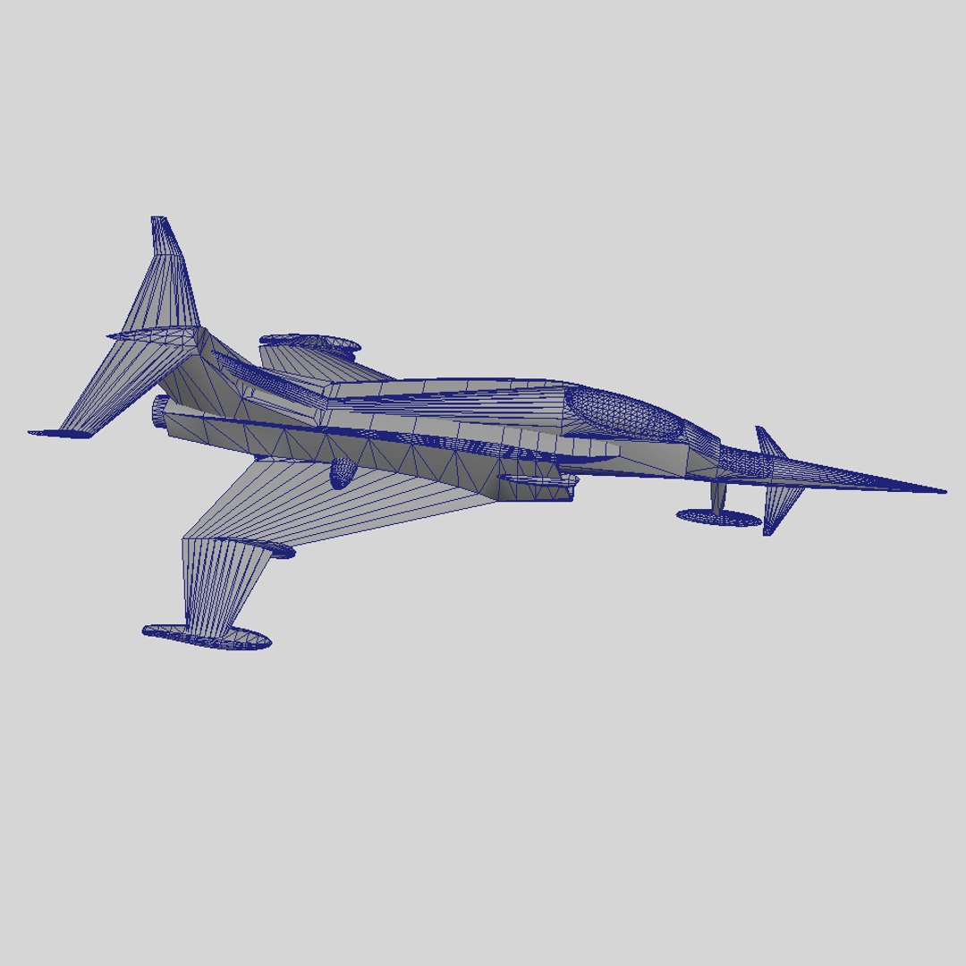 Angel Interceptor Captain Scarlet 3d Model