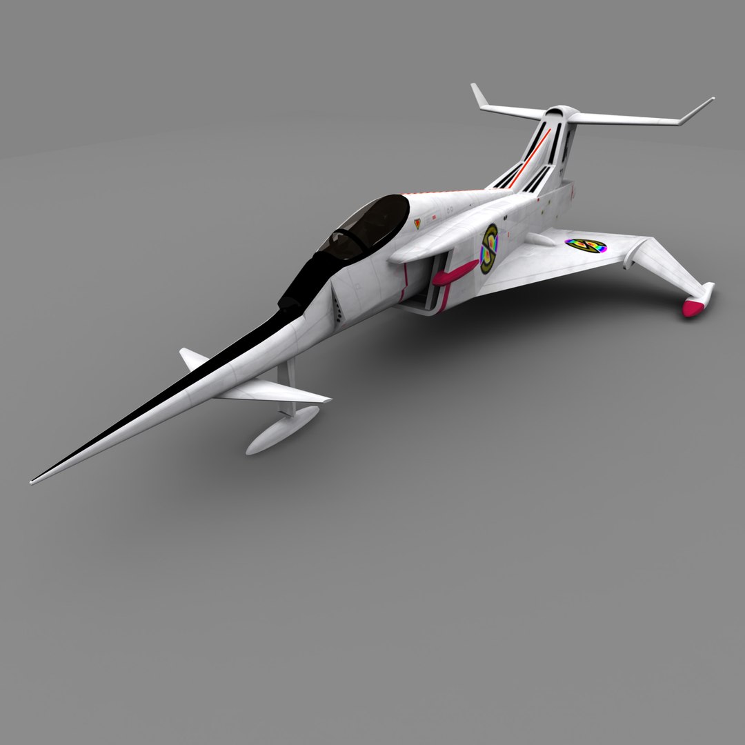 Angel Interceptor Captain Scarlet 3d Model