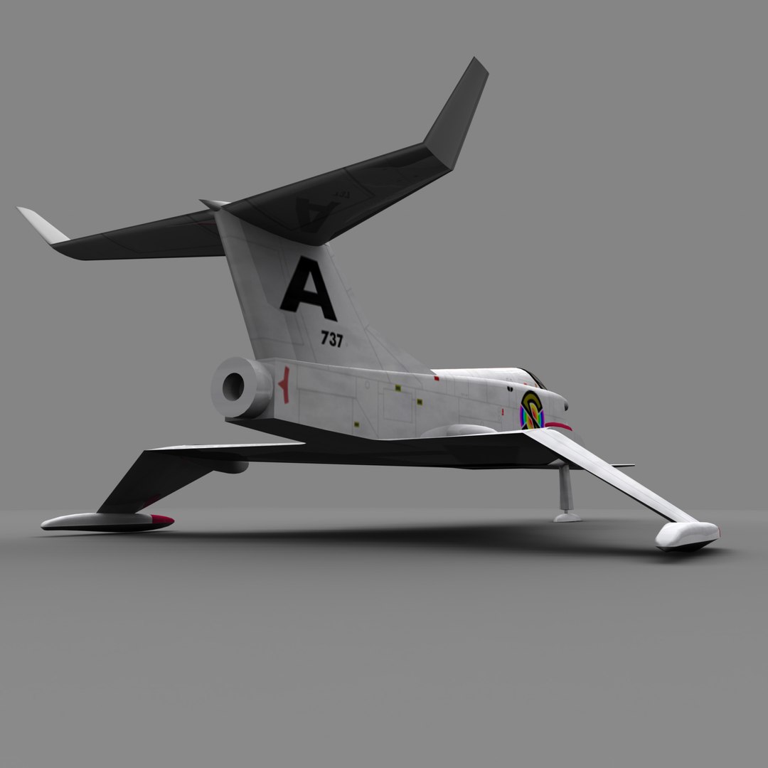 Angel Interceptor Captain Scarlet 3d Model