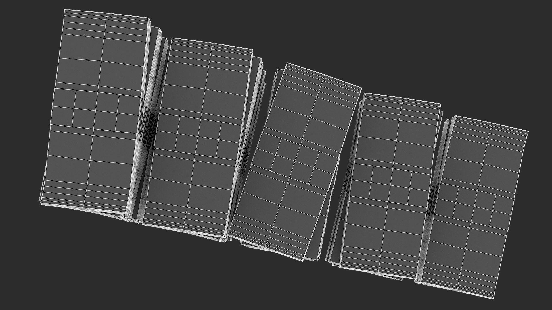 100 Dollar Bill Stepped Stacks 3D Model - TurboSquid 1972368