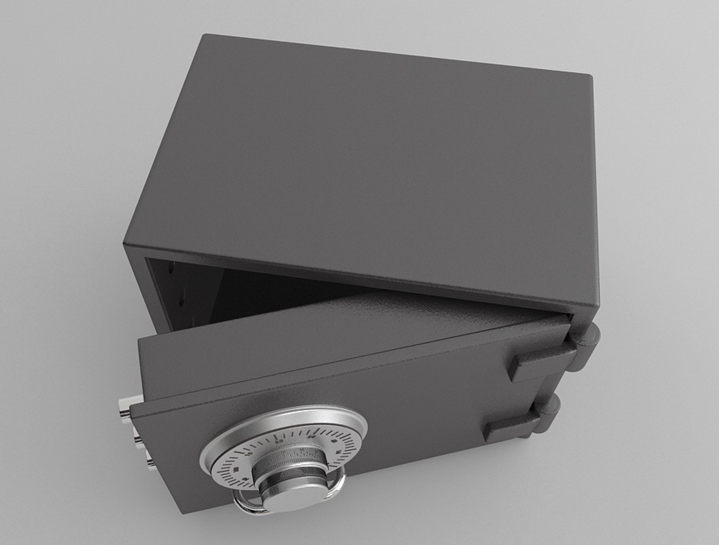 3d Safe Coffre Fort Model