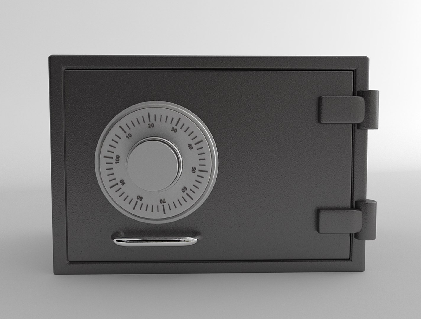 3d Safe Coffre Fort Model