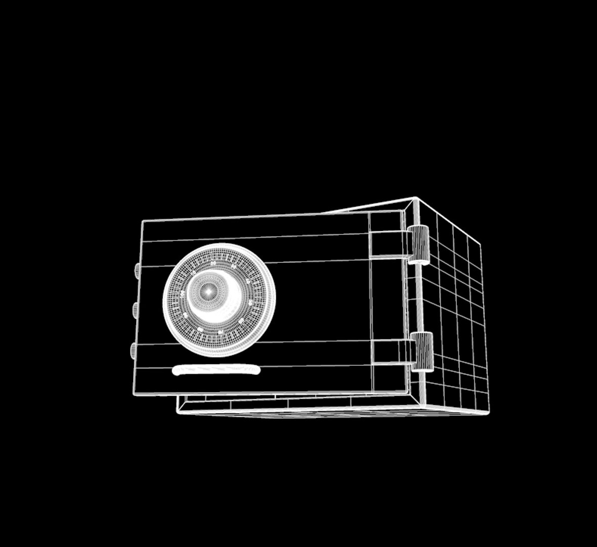 3d Safe Coffre Fort Model