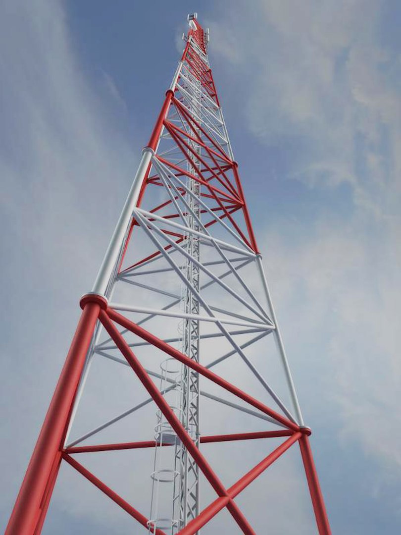 3d Telecommunication Tower V2