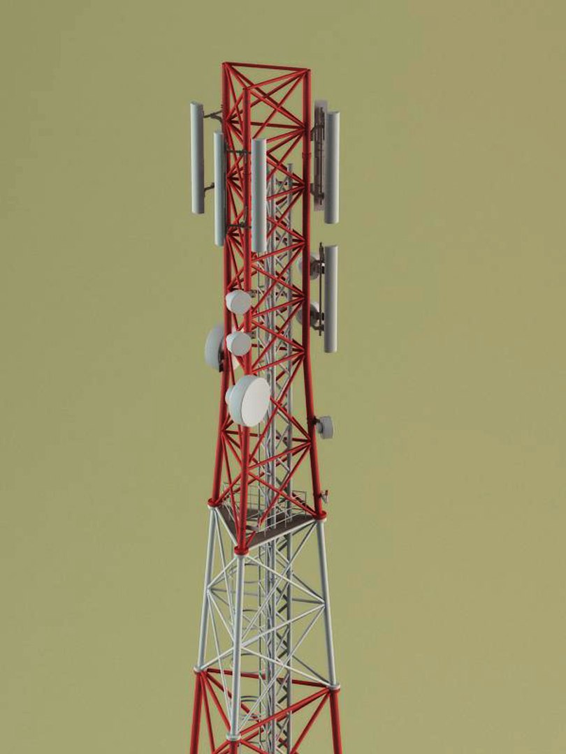 3d Telecommunication Tower V2