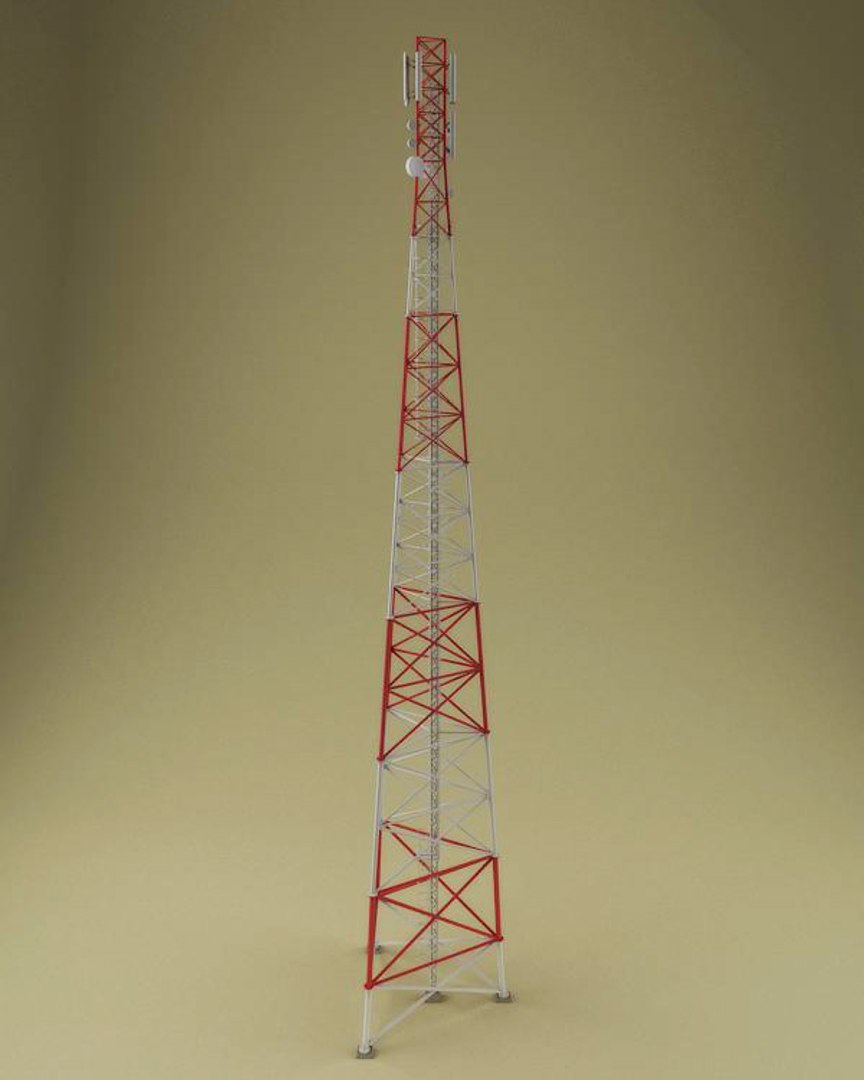 3d Telecommunication Tower V2