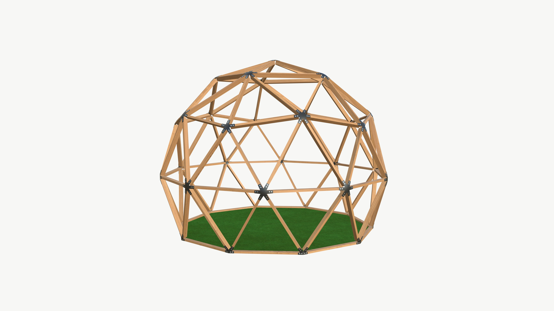 3D Geodesic Dome Structure Realistic Model - TurboSquid 2136923