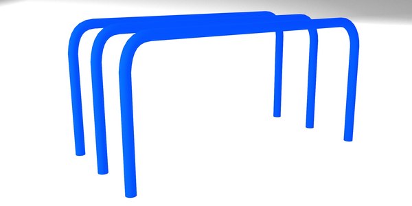 3D Triple bars - TurboSquid 1927337